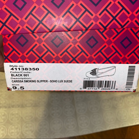 Tory Burch | Shoes | Nib Tory Burch Carissa Smoking Slipper | Poshmark